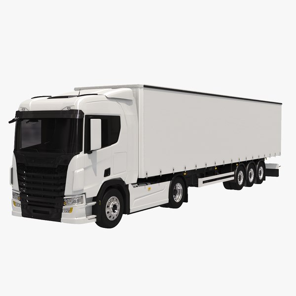 Generic tautliner semi trailer 3D - TurboSquid 1476844