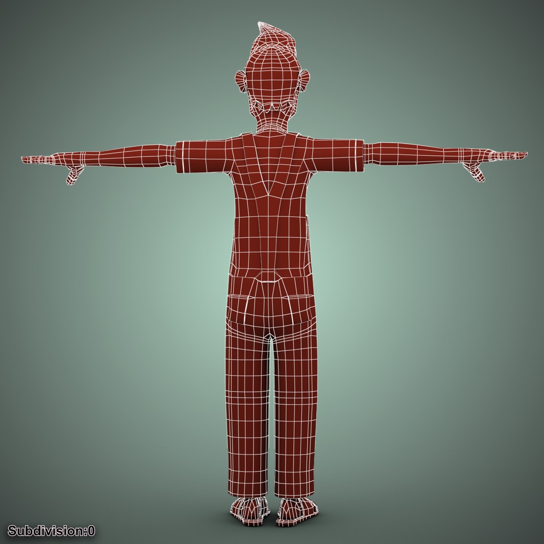 repair man 3d model