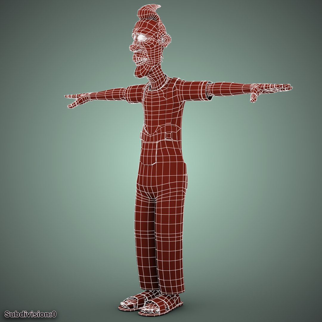 repair man 3d model