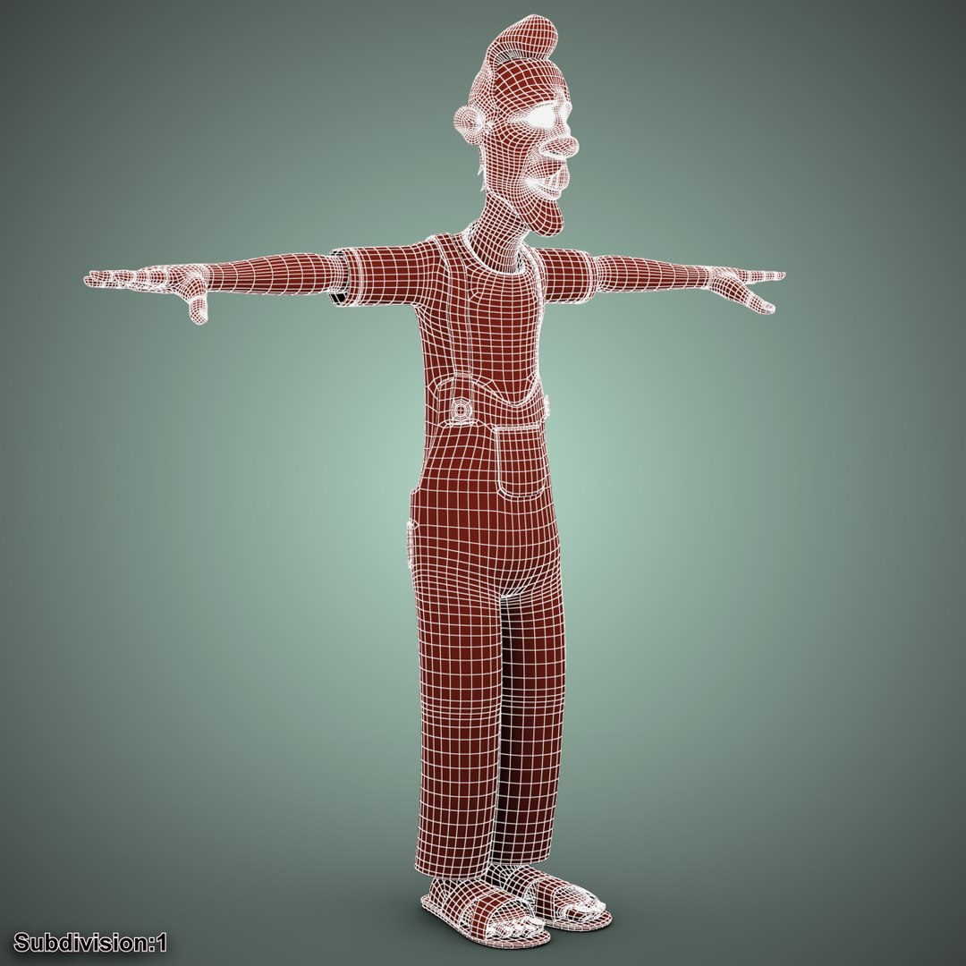 repair man 3d model