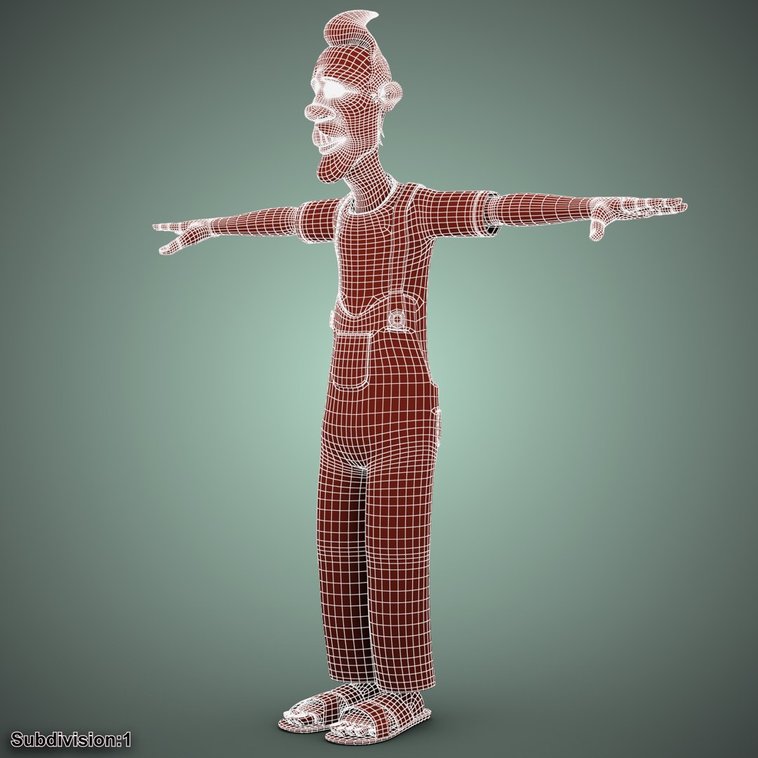 repair man 3d model