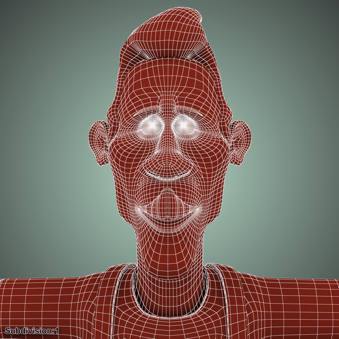 repair man 3d model