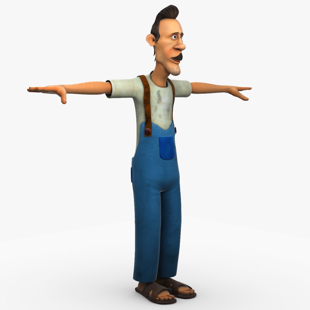 repair man 3d model