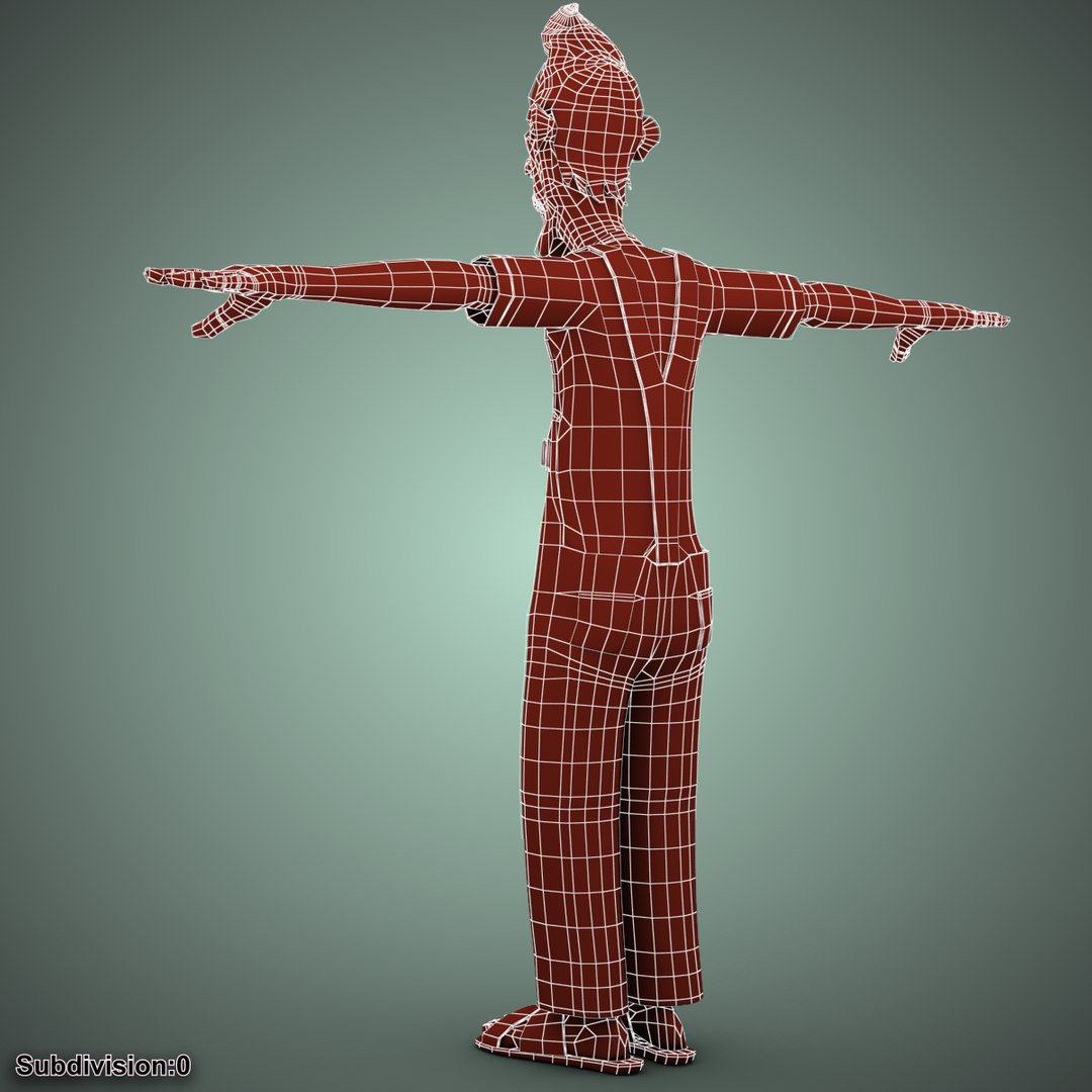 repair man 3d model