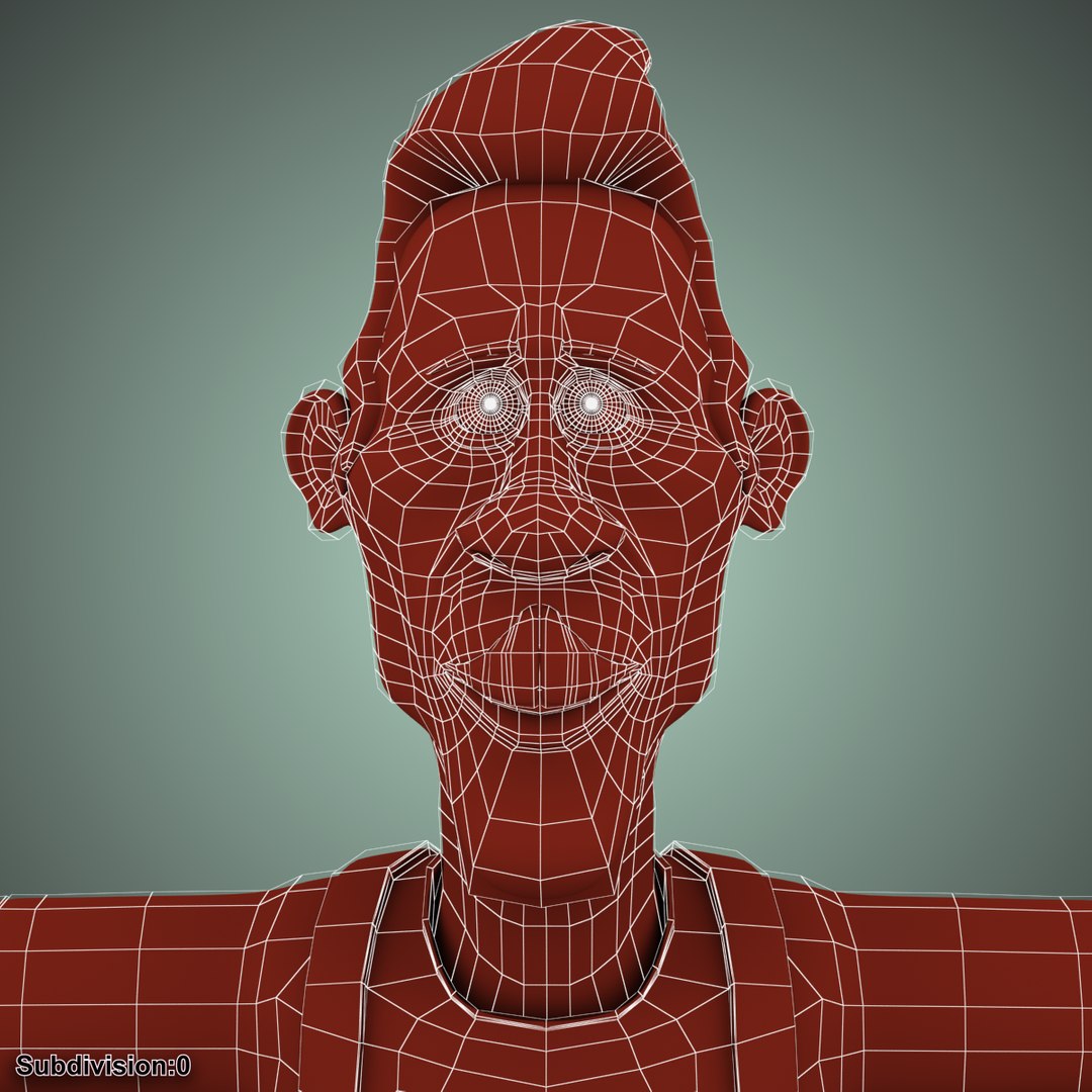 repair man 3d model