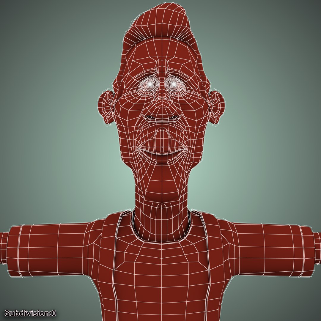repair man 3d model