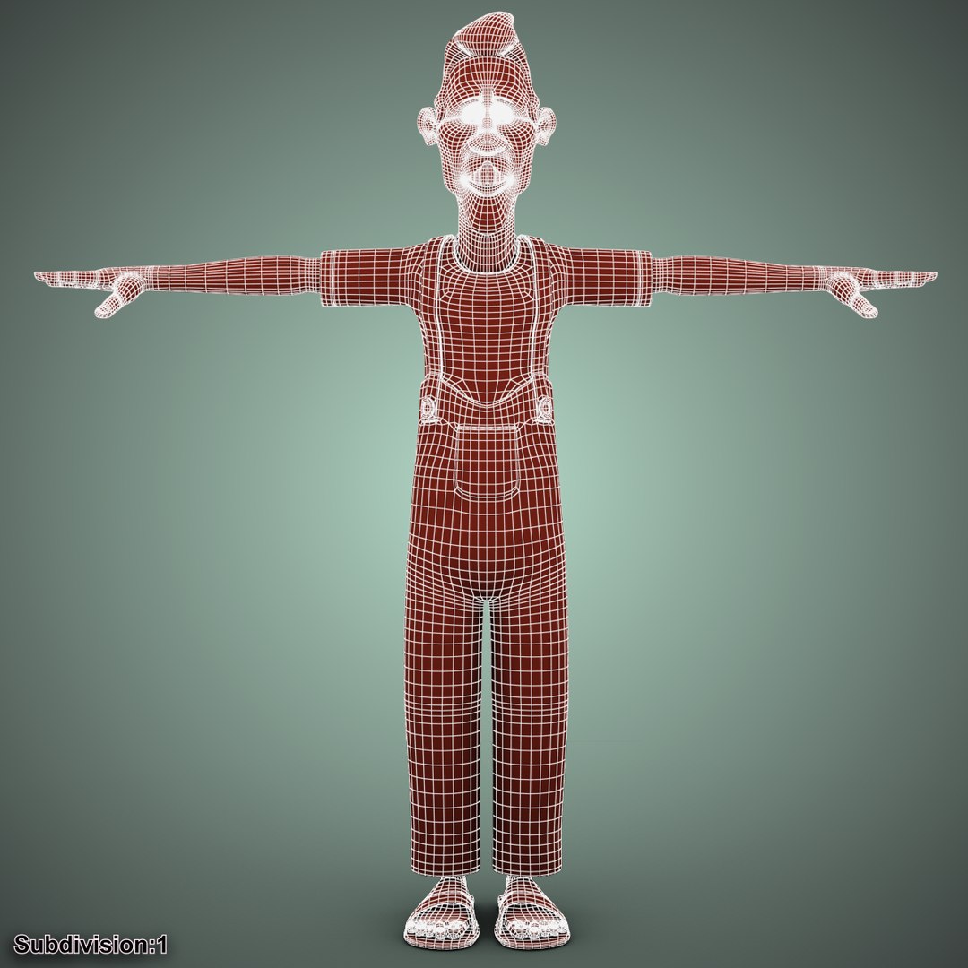 repair man 3d model