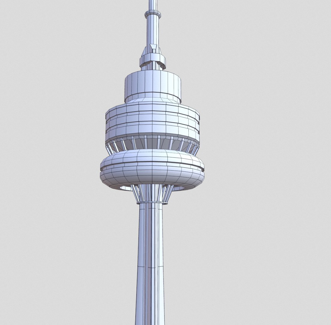 3d Cn Tower Model