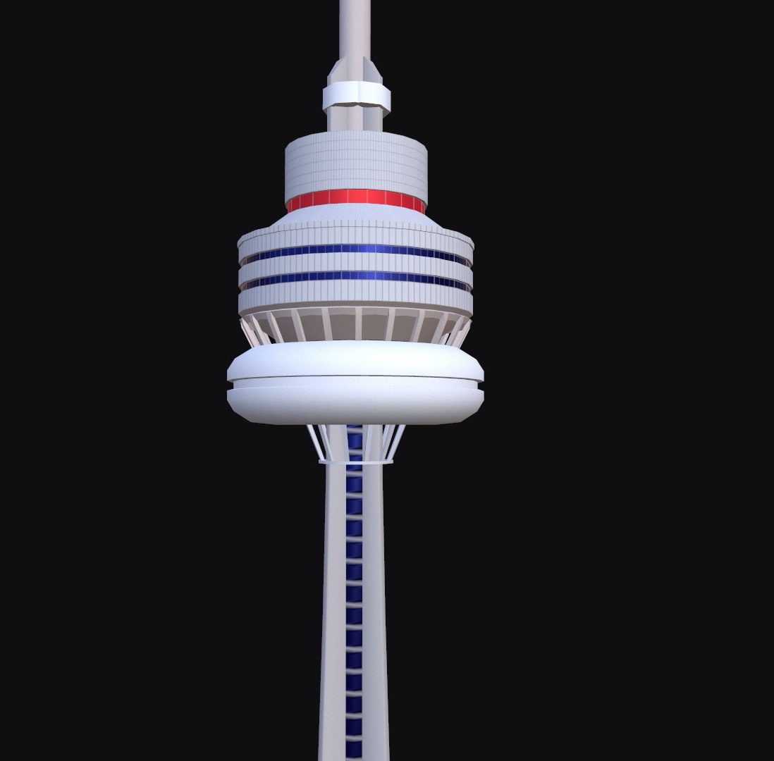 3d Cn Tower Model