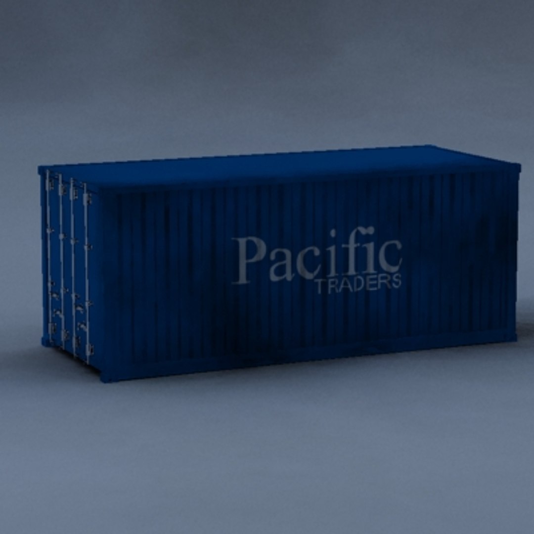 3d Model Of Container
