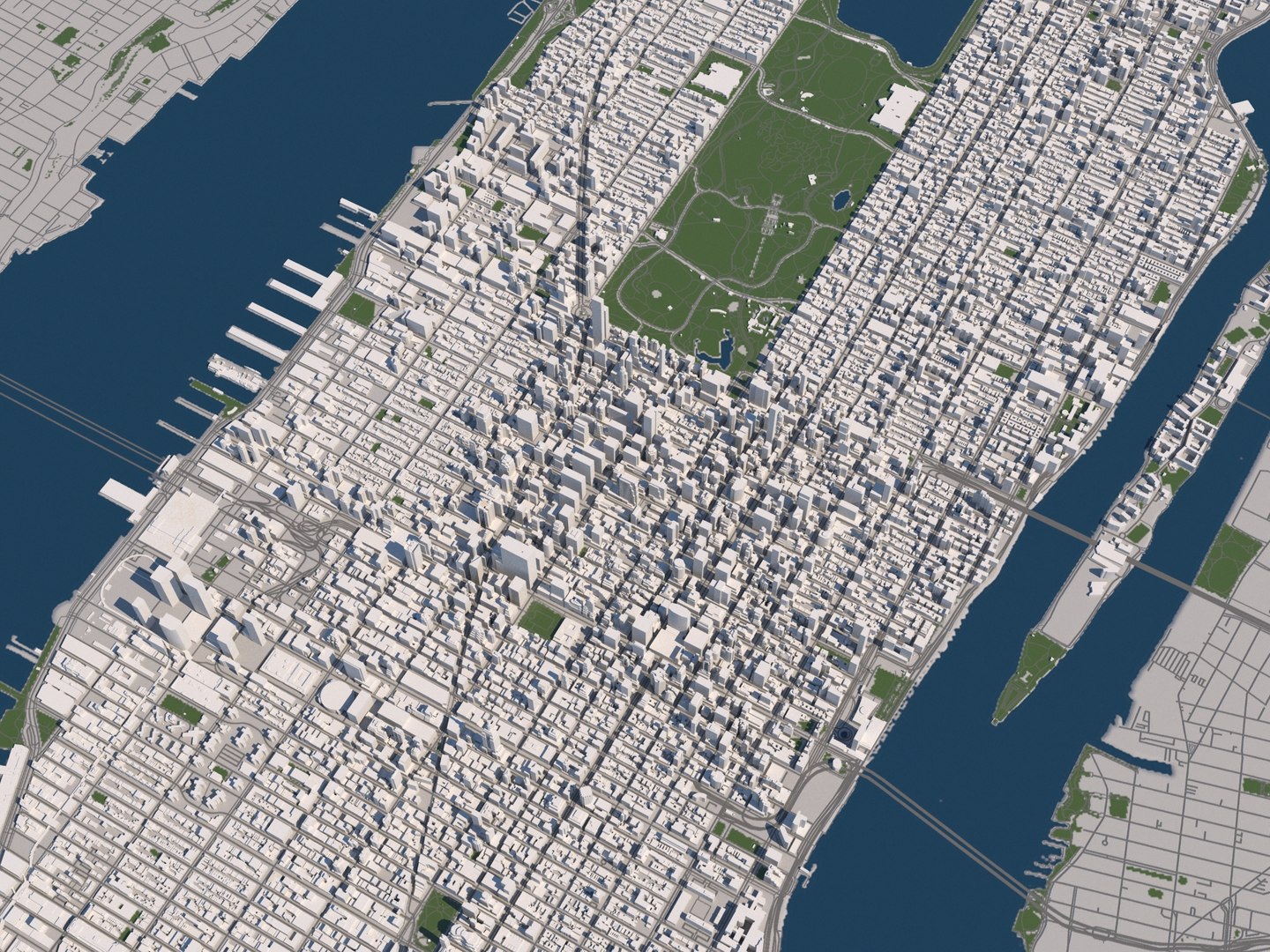 3D City New York Model - TurboSquid 1433385