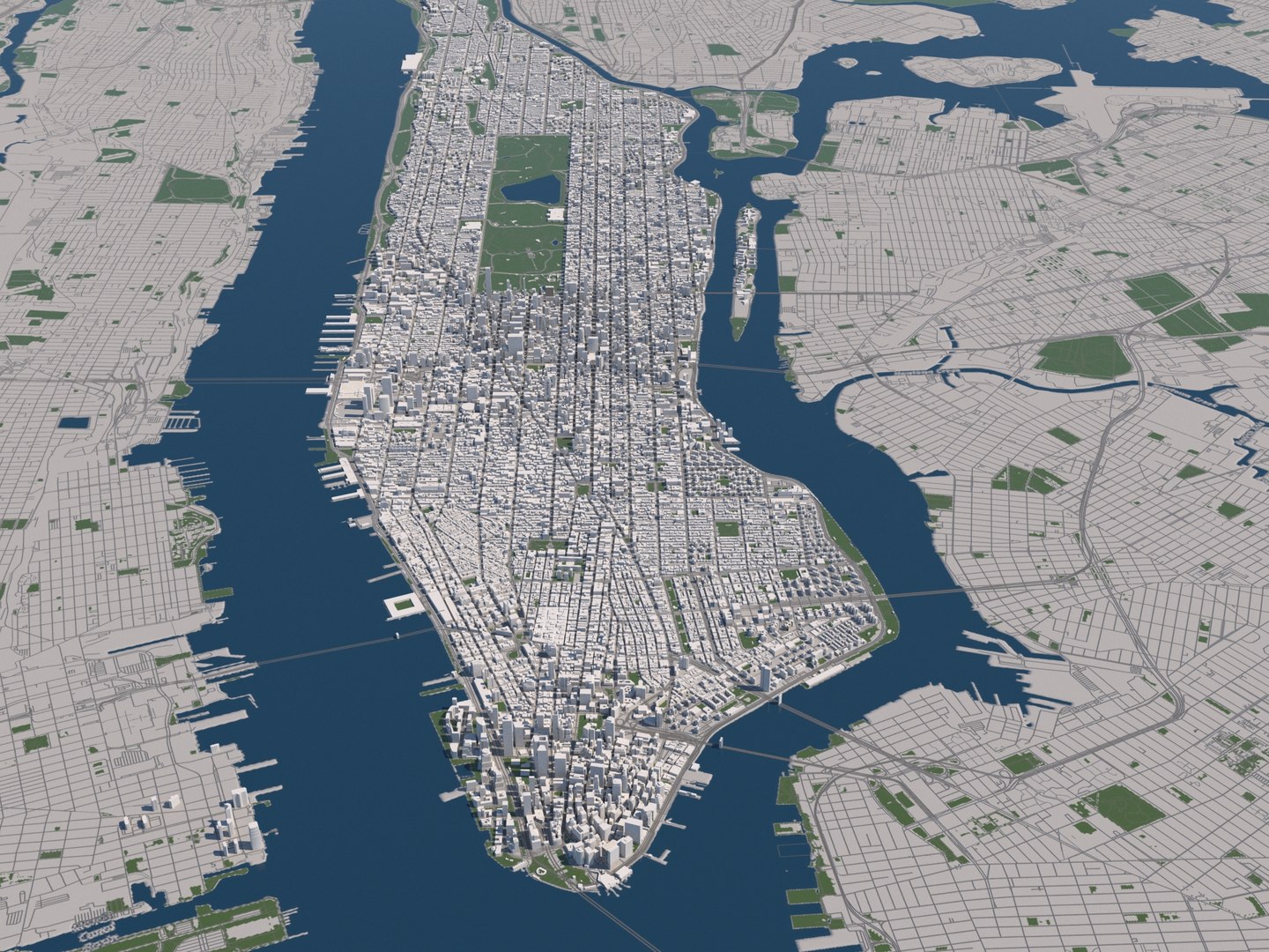 3D City New York Model - TurboSquid 1433385