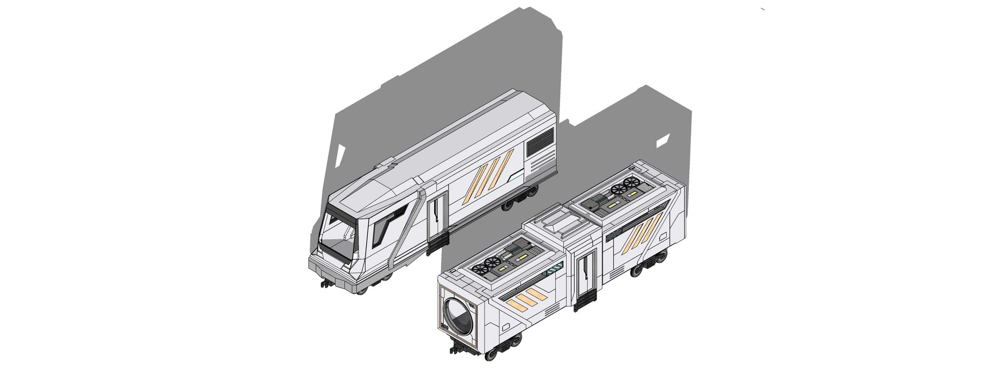 3D Sci-fi Train 002 - TurboSquid 1787297