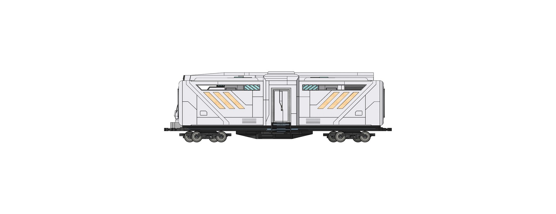 3D Sci-fi Train 002 - TurboSquid 1787297