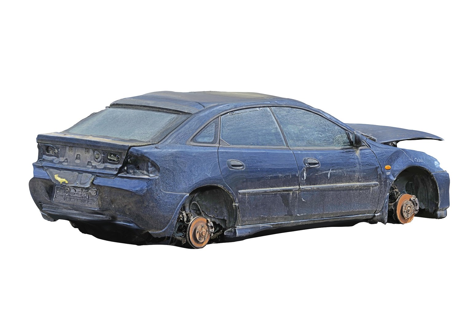 Car Wreck Pack 16K Model - TurboSquid 2228465