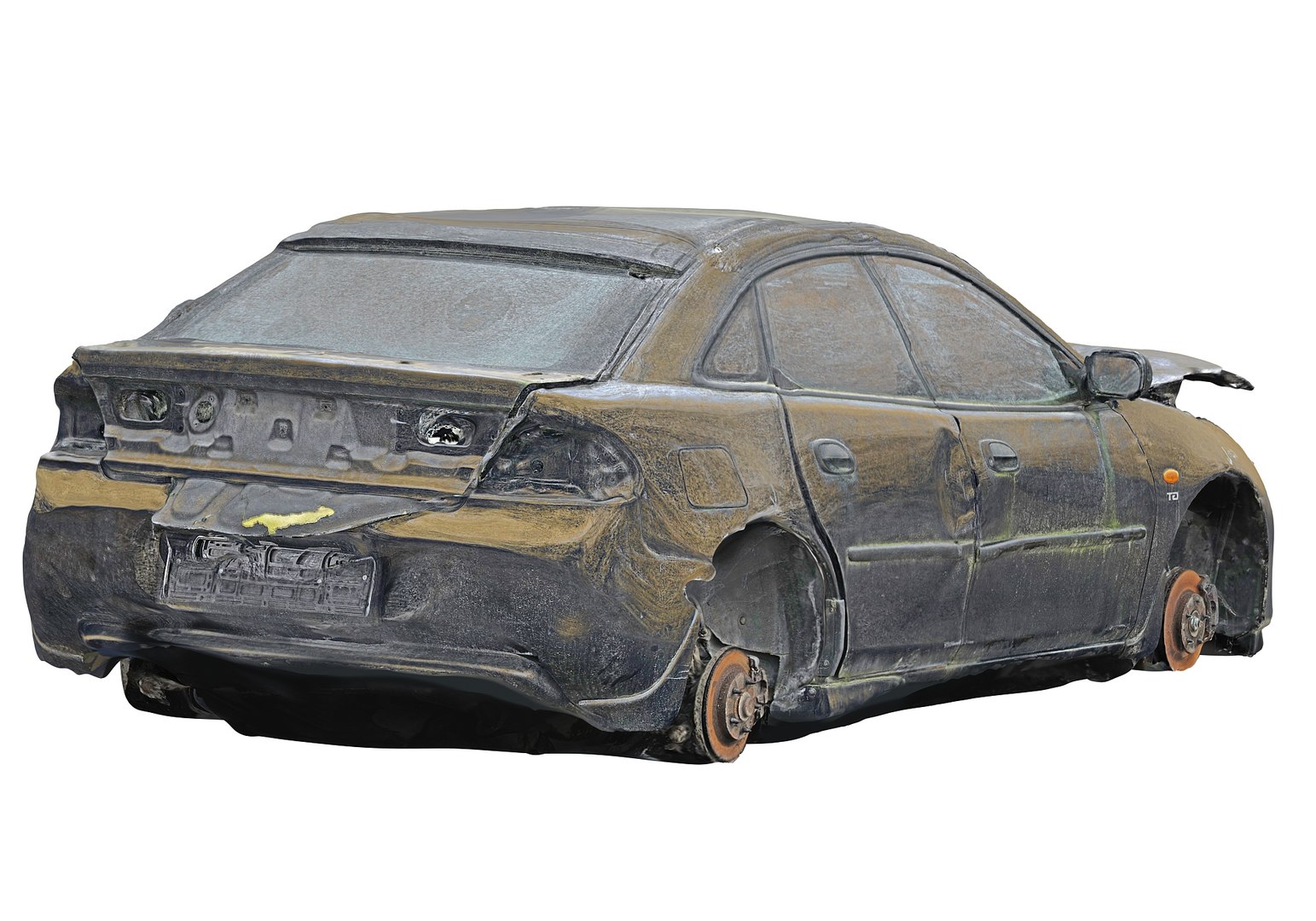 Car Wreck Pack 16K Model - TurboSquid 2228465