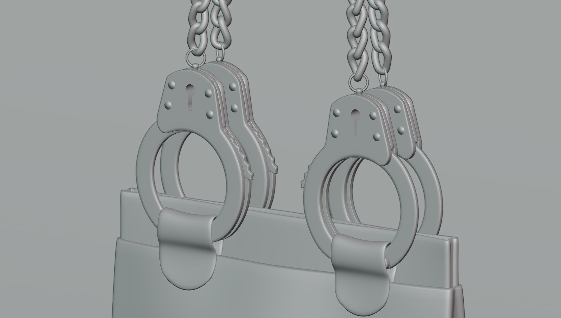 3D Handcuff Bag Model - TurboSquid 1809770