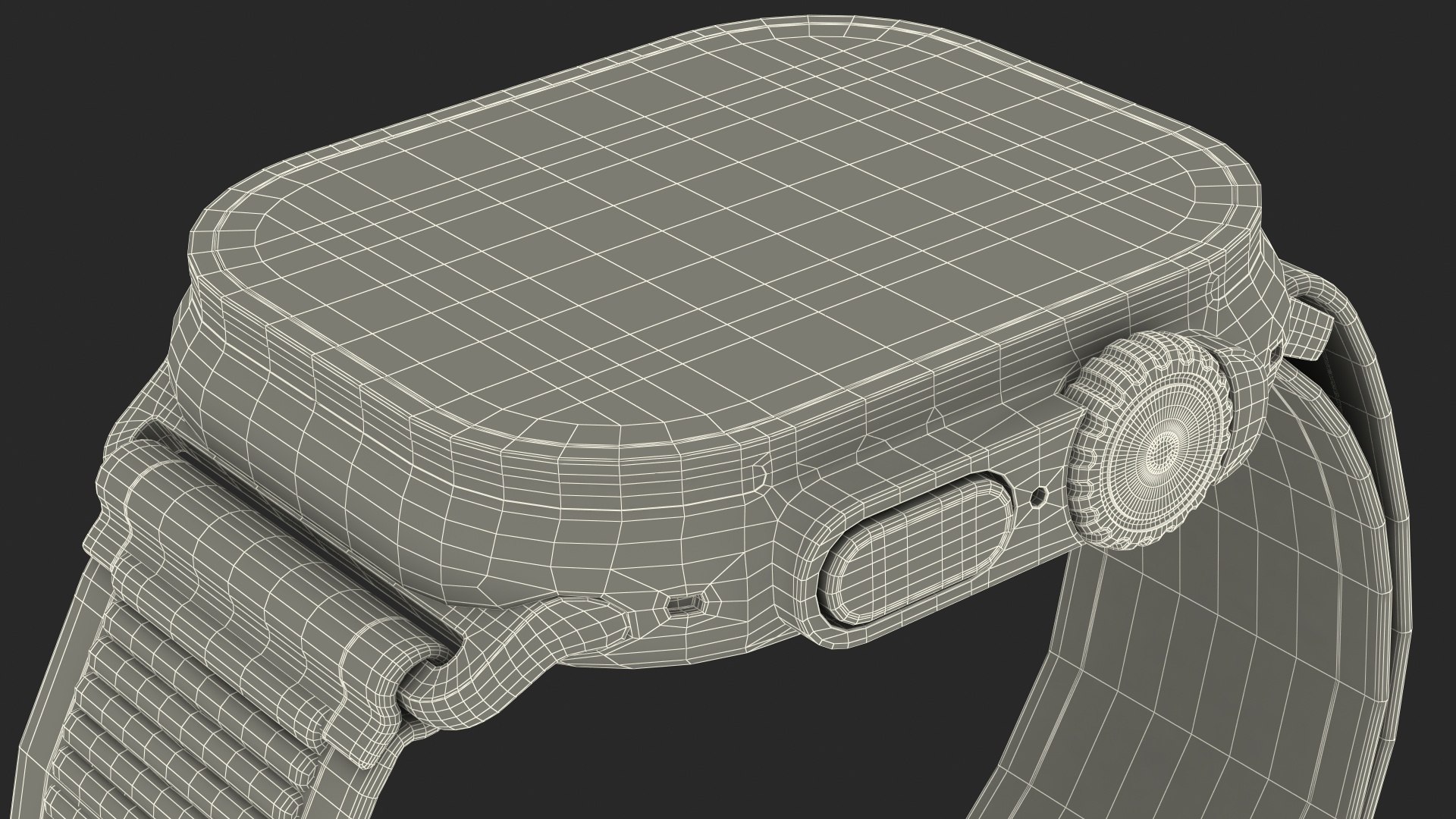 Apple Watch Ultra Trail Loop Yellow-Beige 3D Model - TurboSquid 1984118