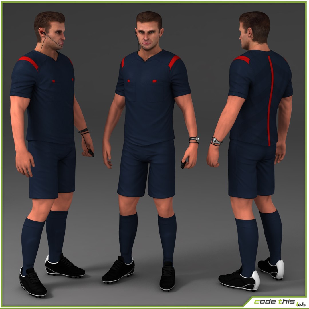 Ref Referee 3d Model