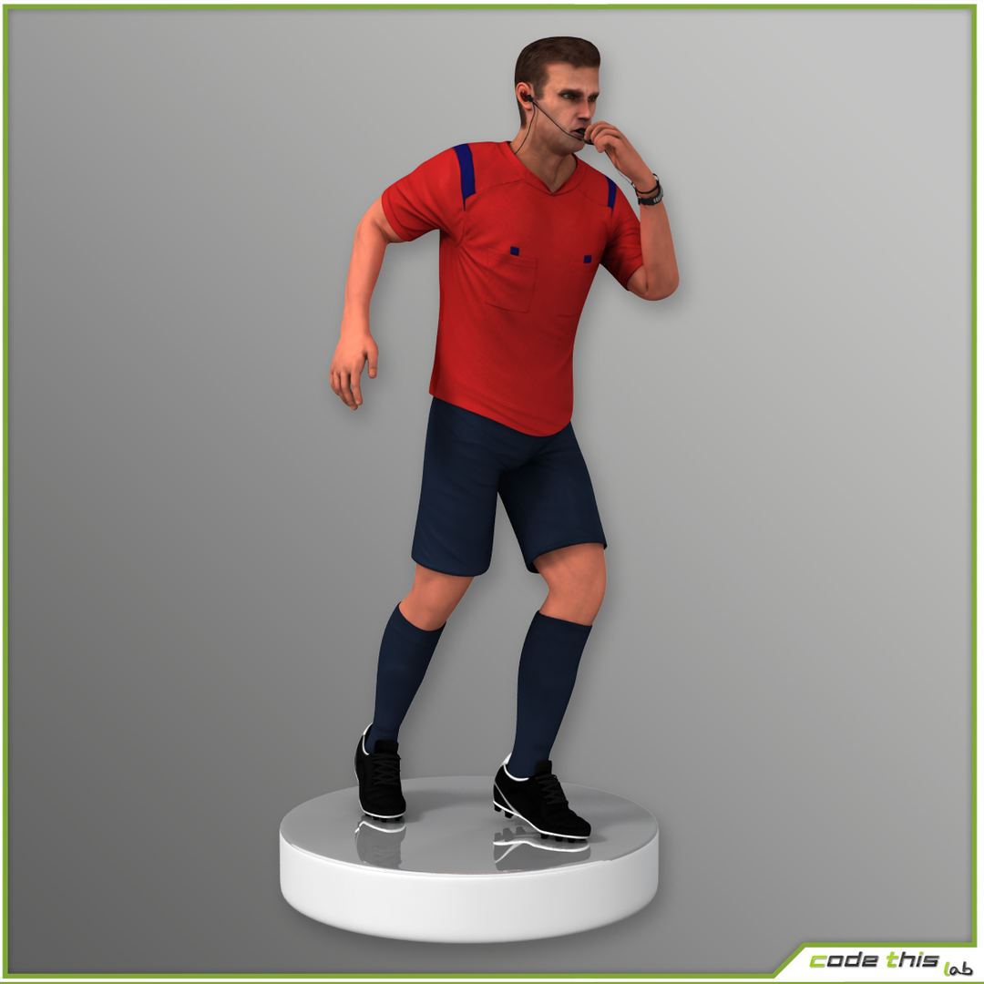 Ref Referee 3d Model