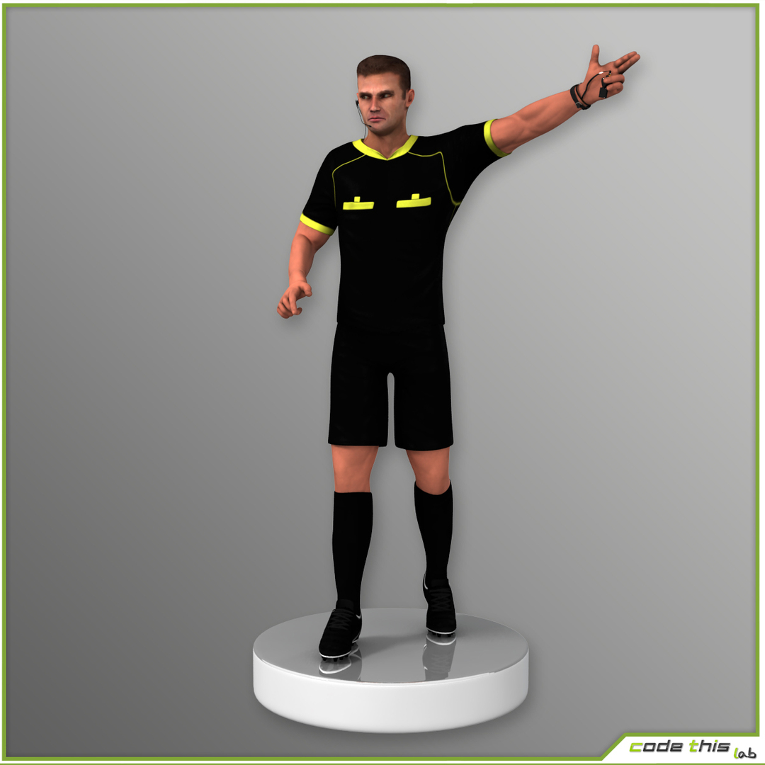 Ref Referee 3d Model