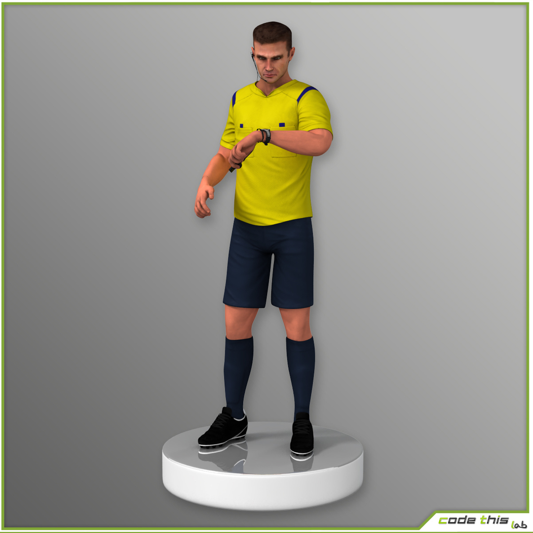 Ref Referee 3d Model