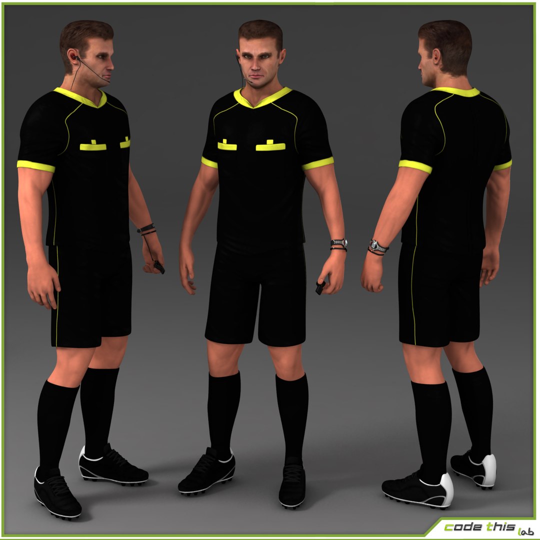 Ref Referee 3d Model