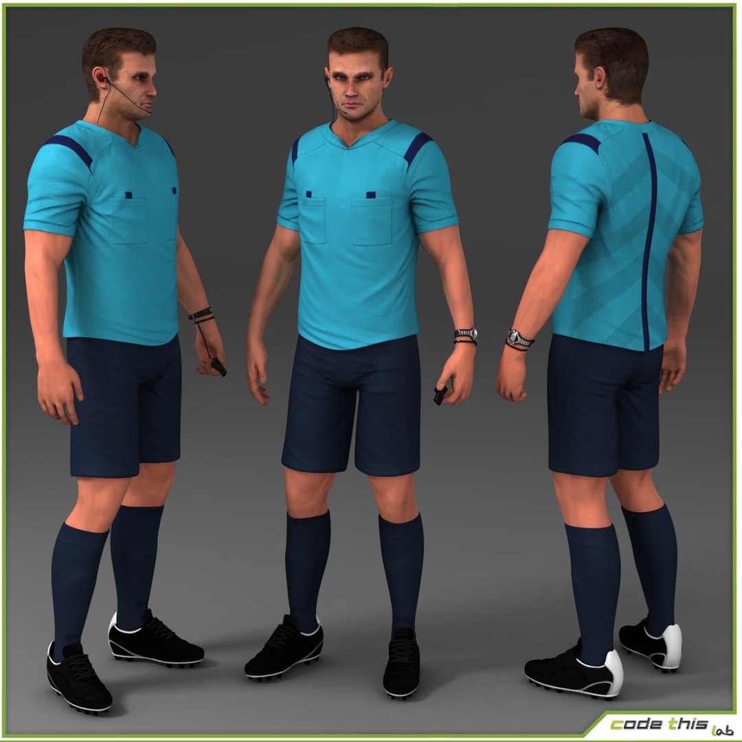 Ref Referee 3d Model