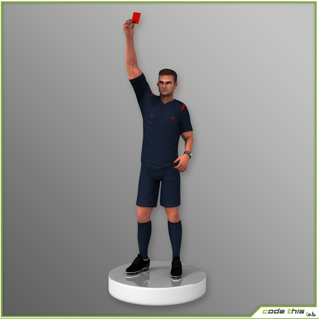 Ref Referee 3d Model
