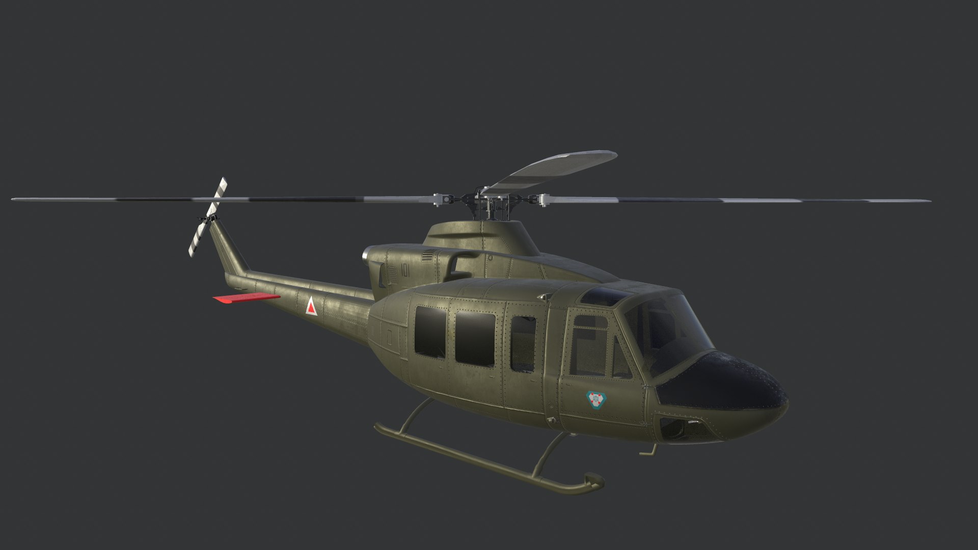 Bell 412 helicopter 3D - TurboSquid 1638388