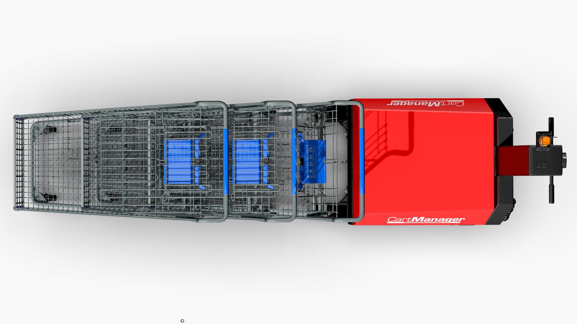 Shopping Carts and Cart Carrier Manager Walmart Edition 2022 3d PBR 3D ...