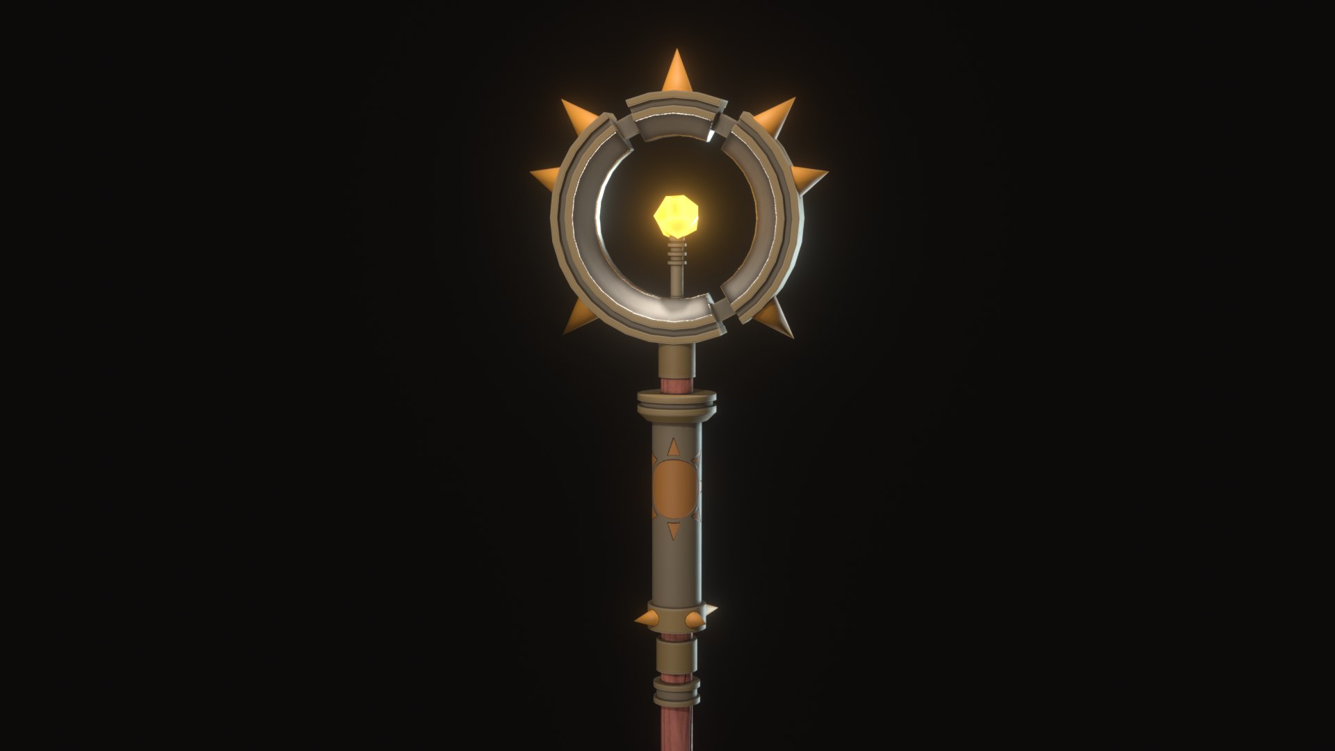 Stylized Magic Staff 3D - TurboSquid 2390180