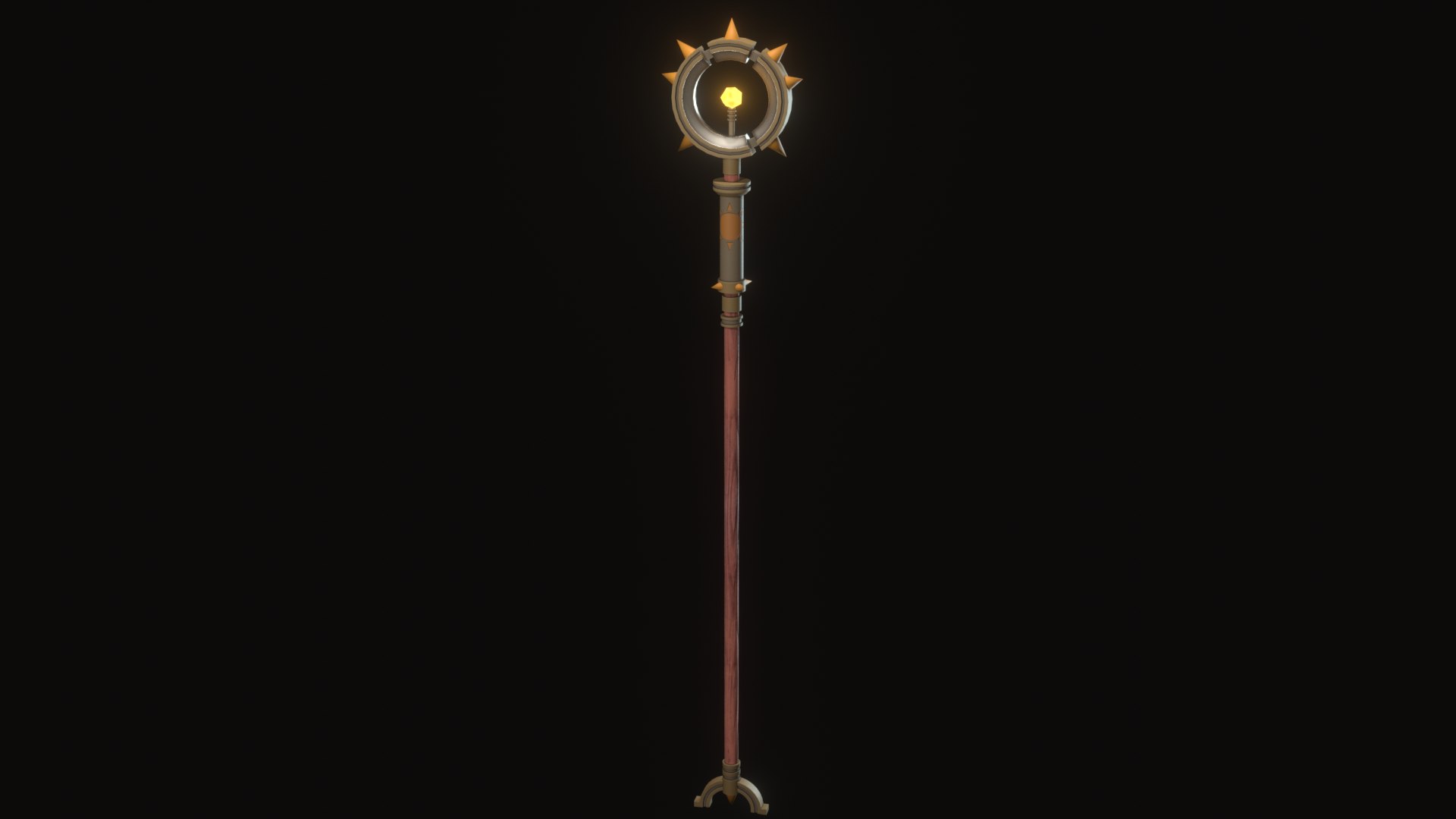 Stylized Magic Staff 3D - TurboSquid 2390180