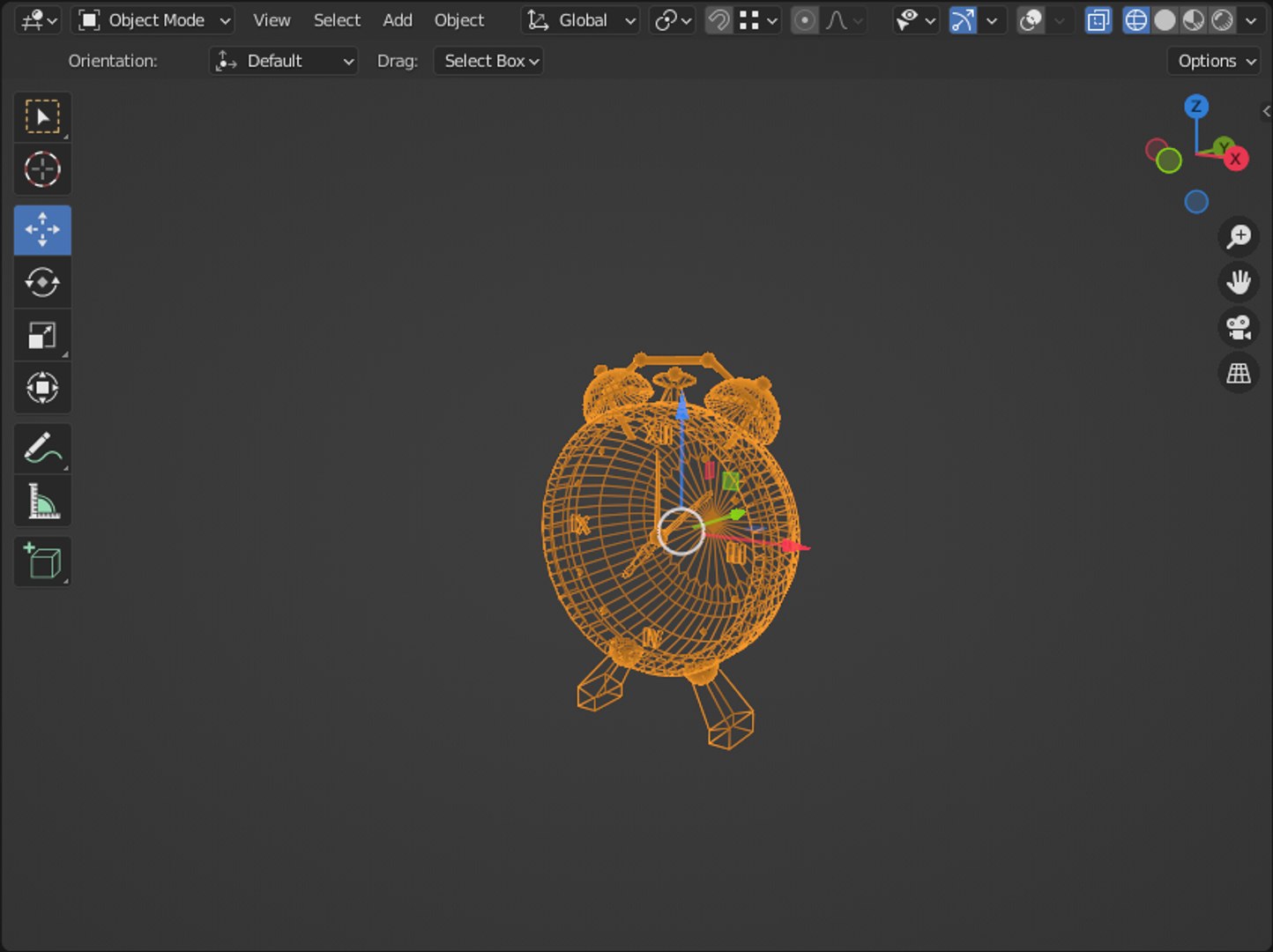 3D Realistic Low Poly Clock 3D Model For Games VR And Animations ...