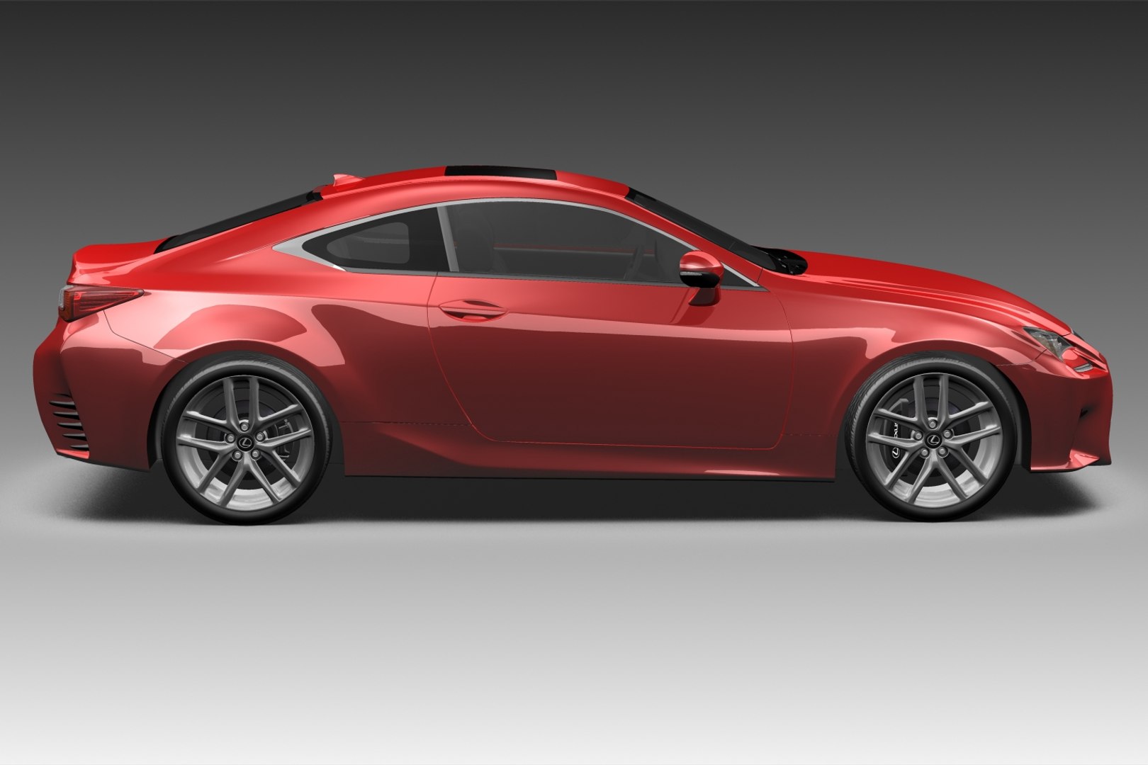 3d Model Lexus Rc