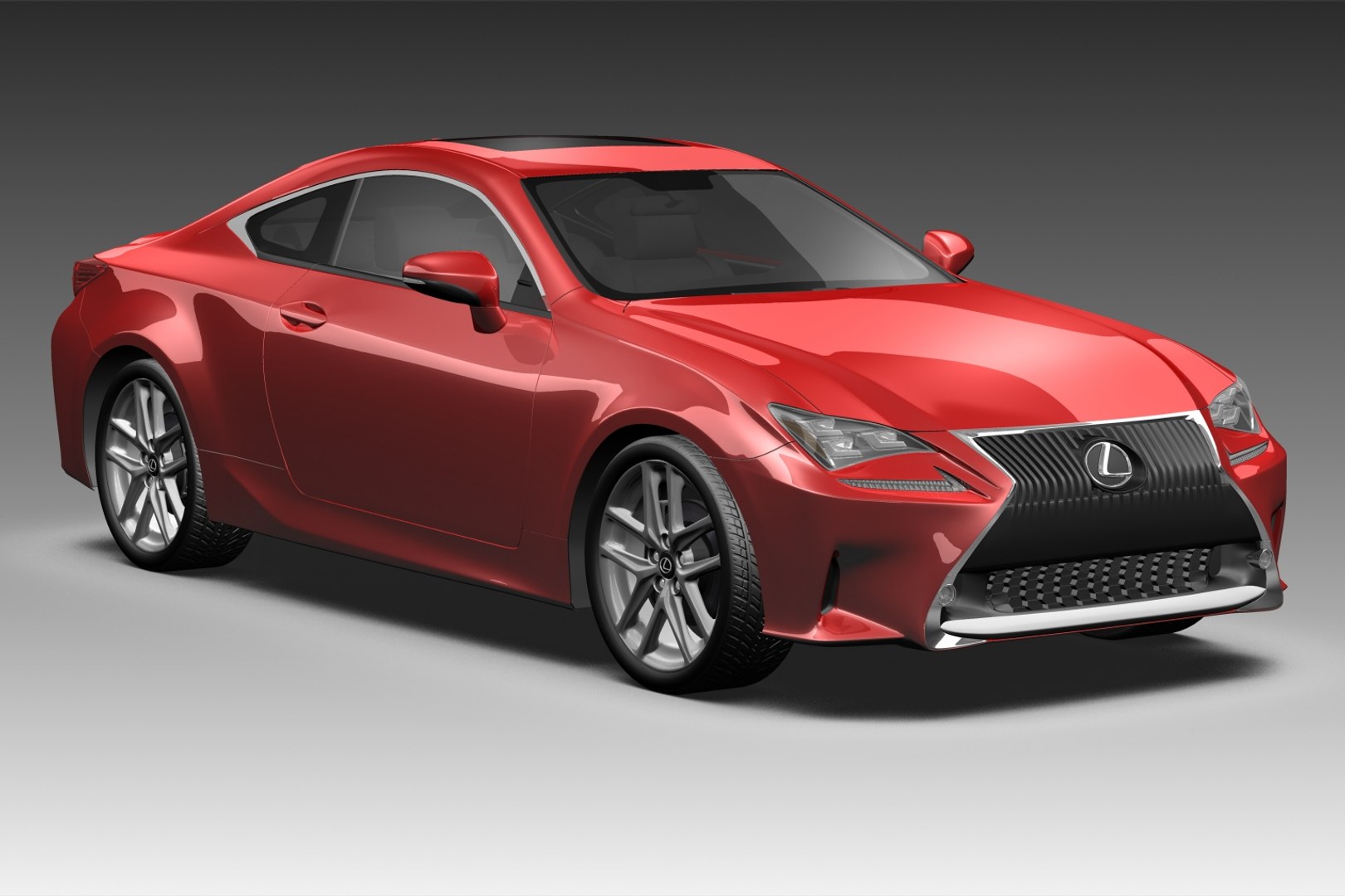 3d Model Lexus Rc