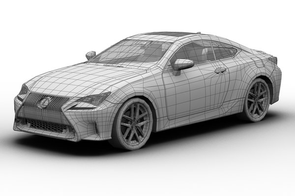 3d model lexus rc