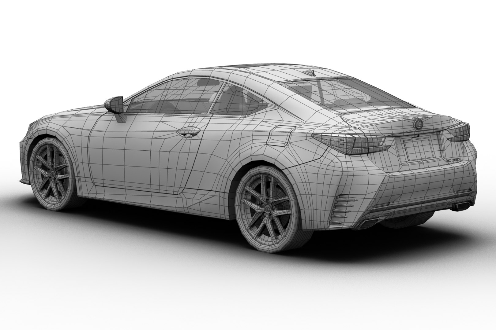 3d Model Lexus Rc
