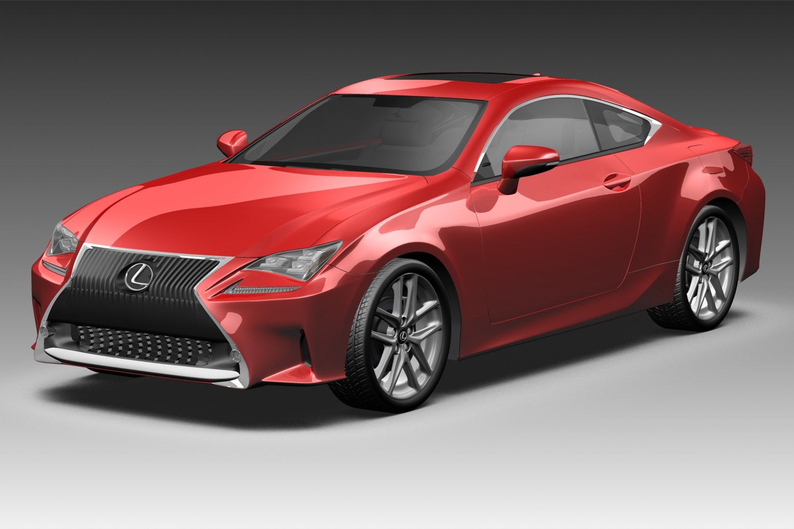 3d Model Lexus Rc