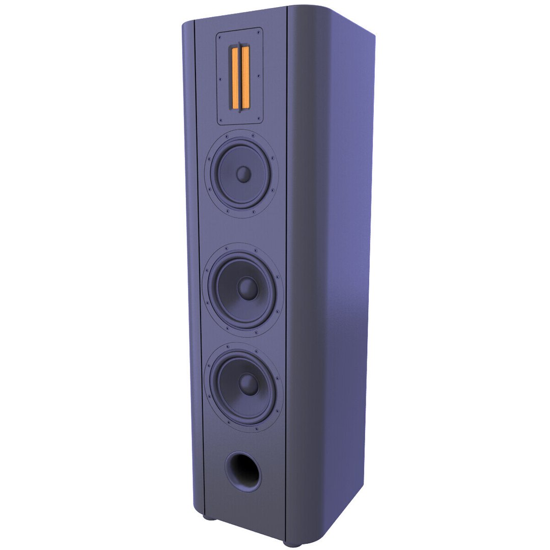Classic Stereo Ribbon FloorStanding Speaker 143 3D Model - TurboSquid 2325325