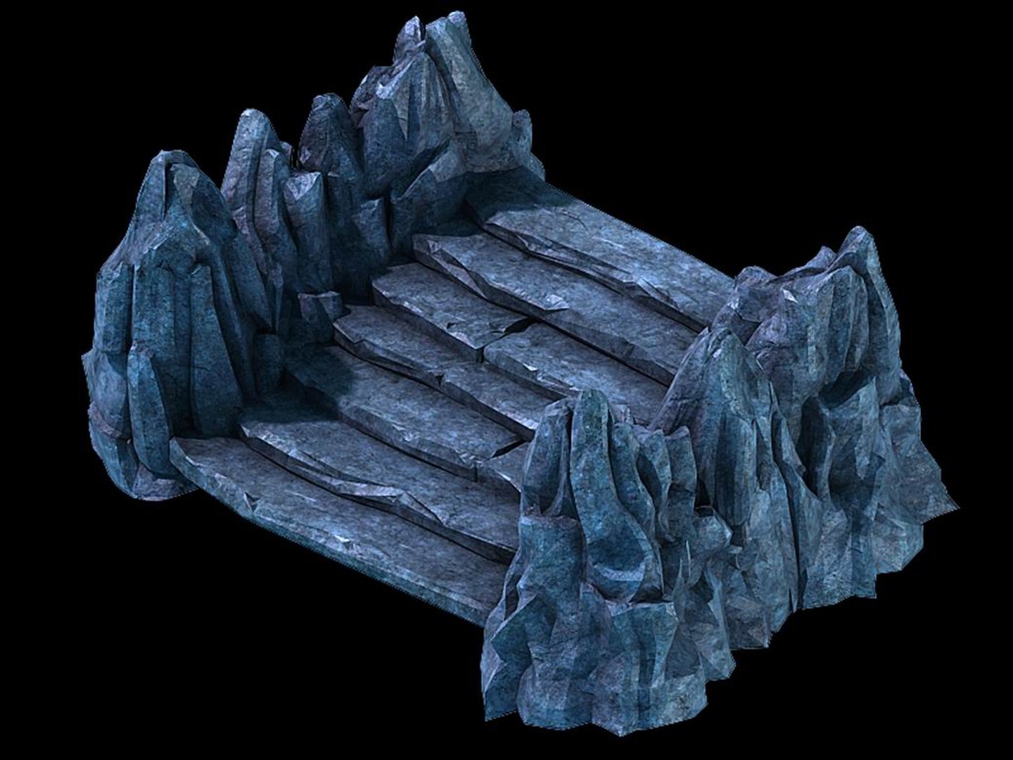Palace - stone ladder 3D model - TurboSquid 1445961