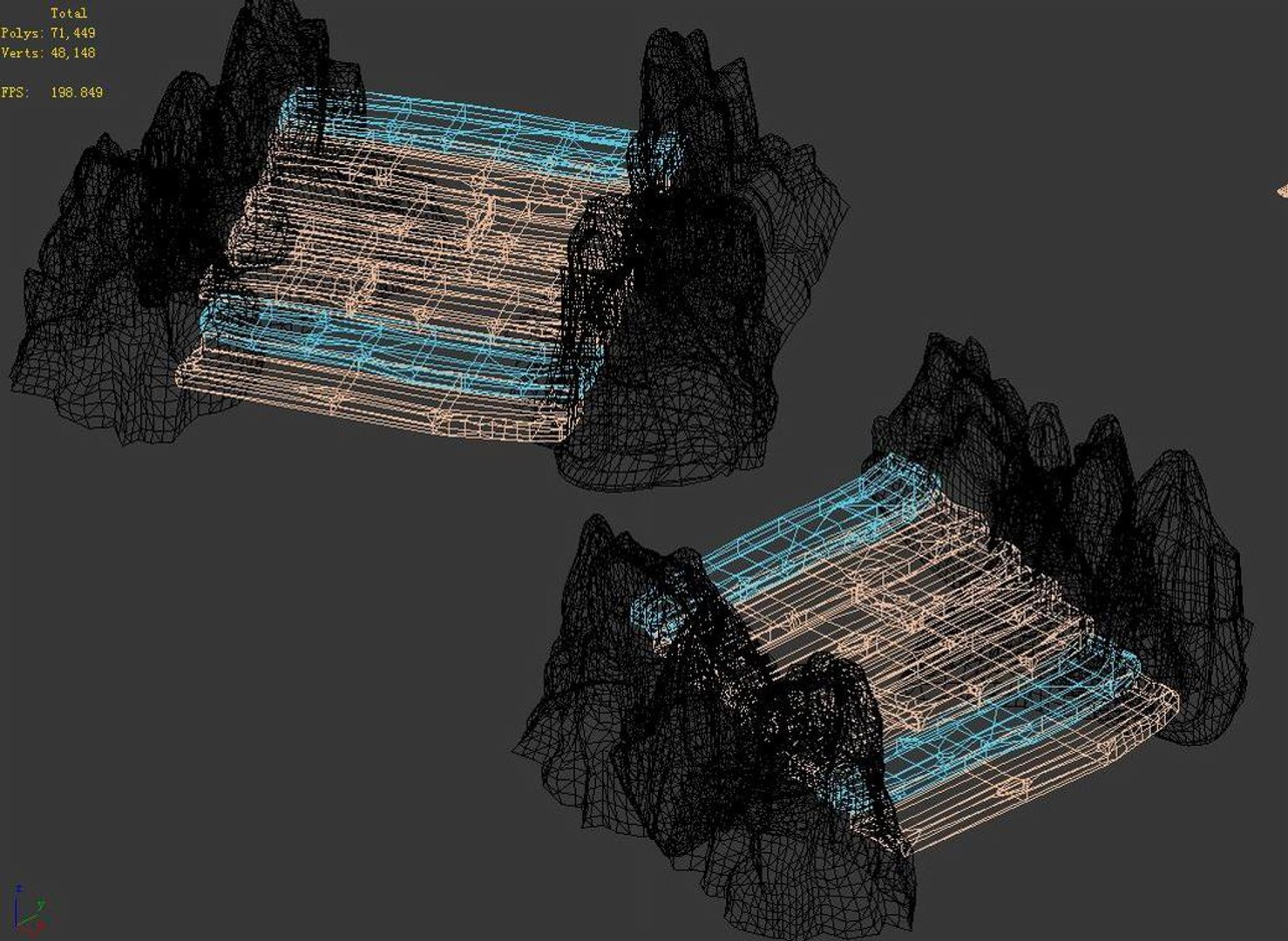 Palace - stone ladder 3D model - TurboSquid 1445961