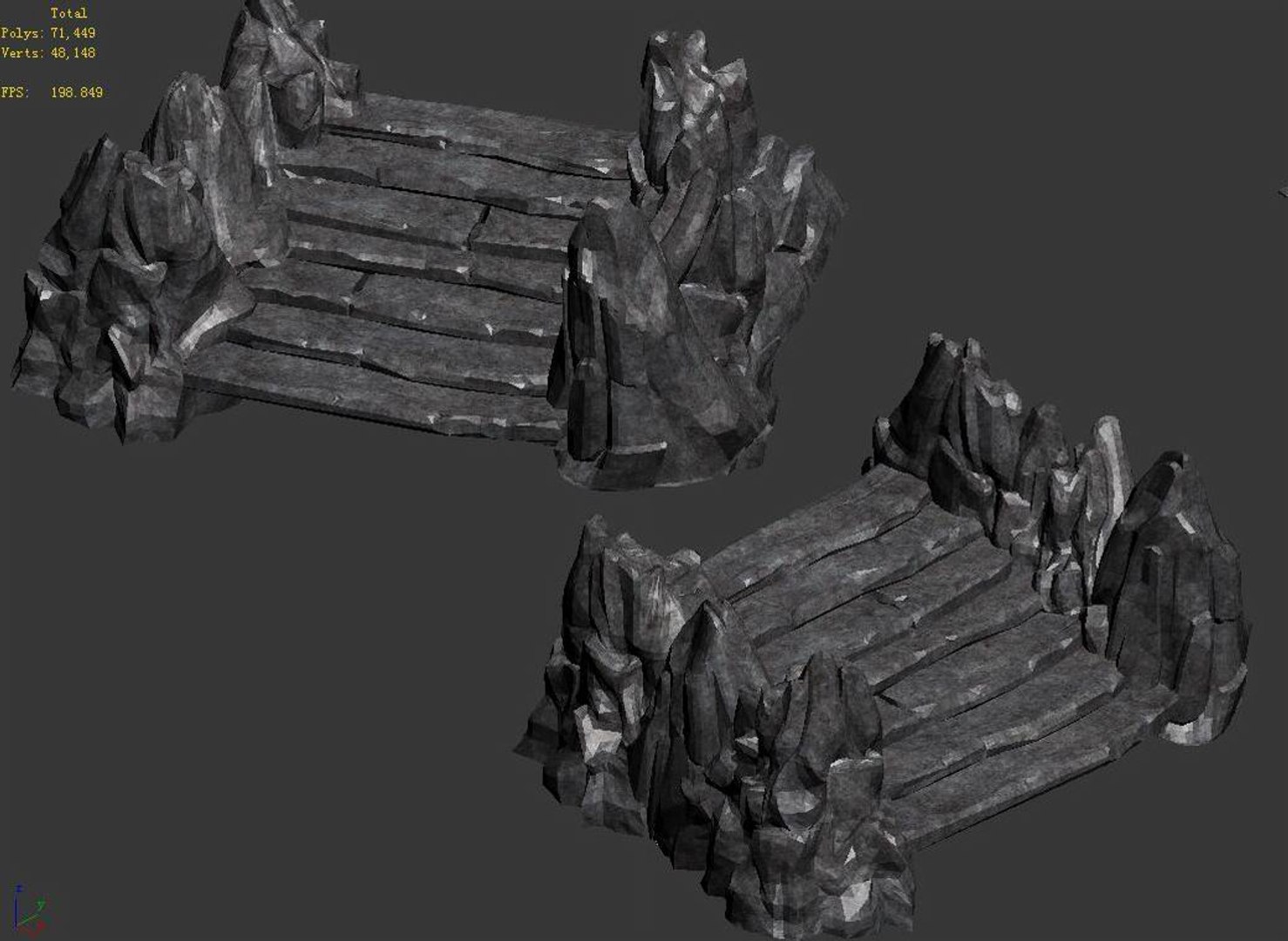 Palace - stone ladder 3D model - TurboSquid 1445961