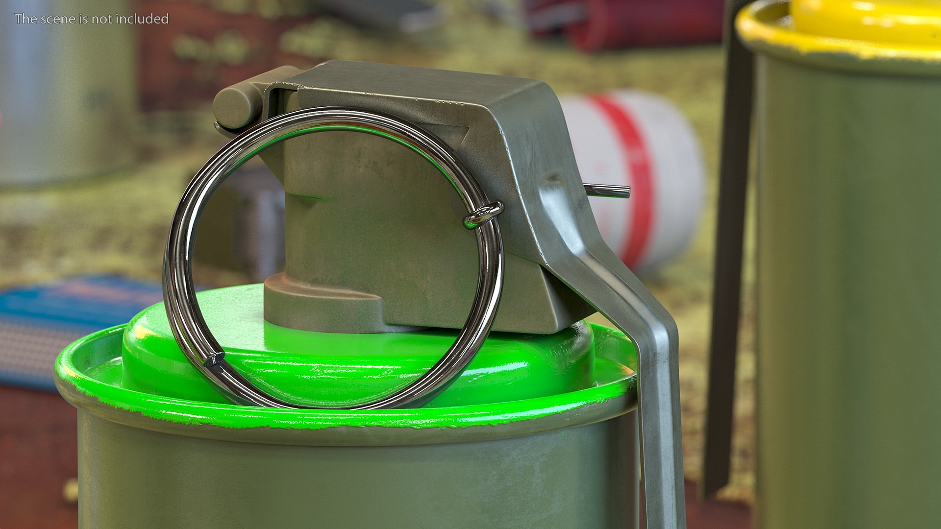 3D M18 Colored Smoke Grenade - TurboSquid 1628939