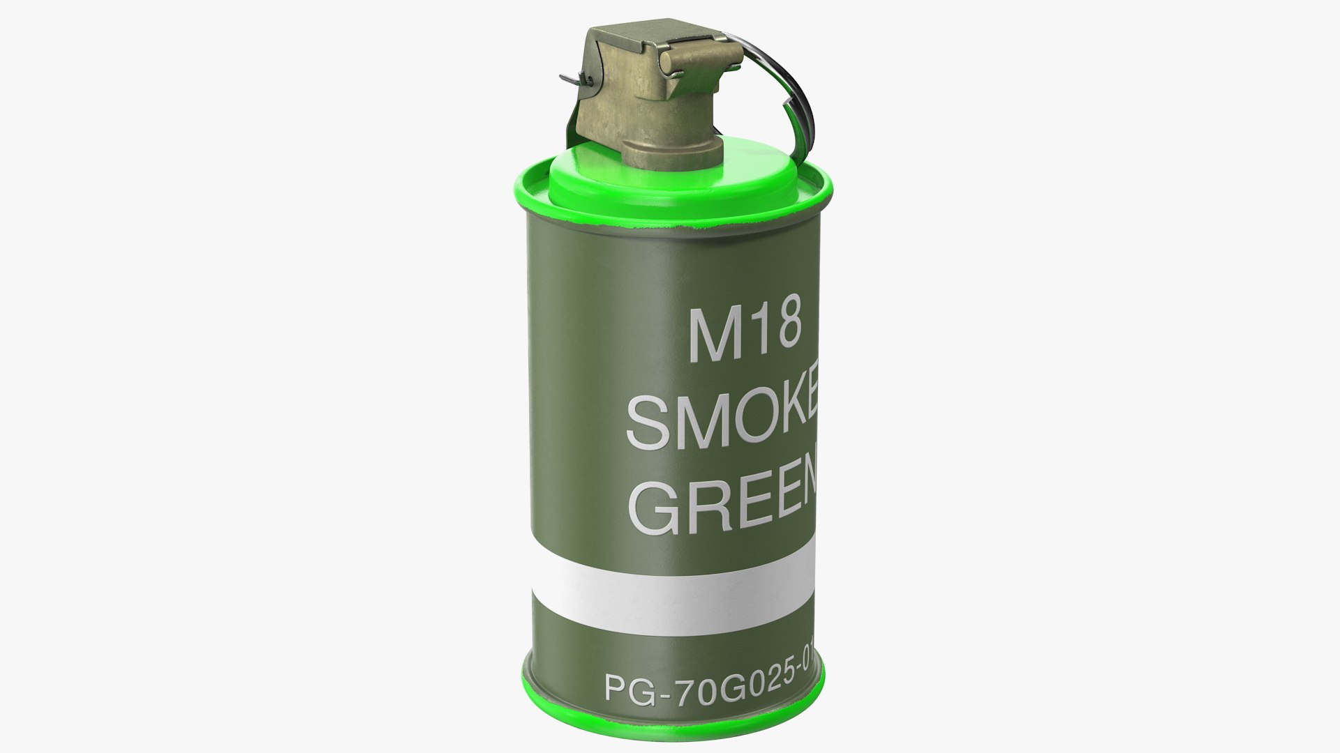 3D m18 colored smoke grenade - TurboSquid 1628939