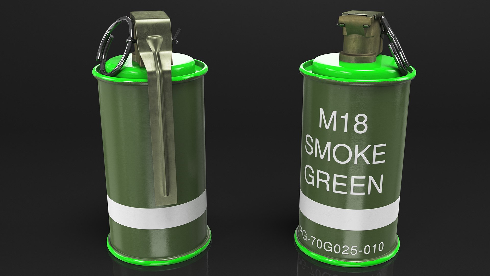 3D M18 Colored Smoke Grenade - TurboSquid 1628939