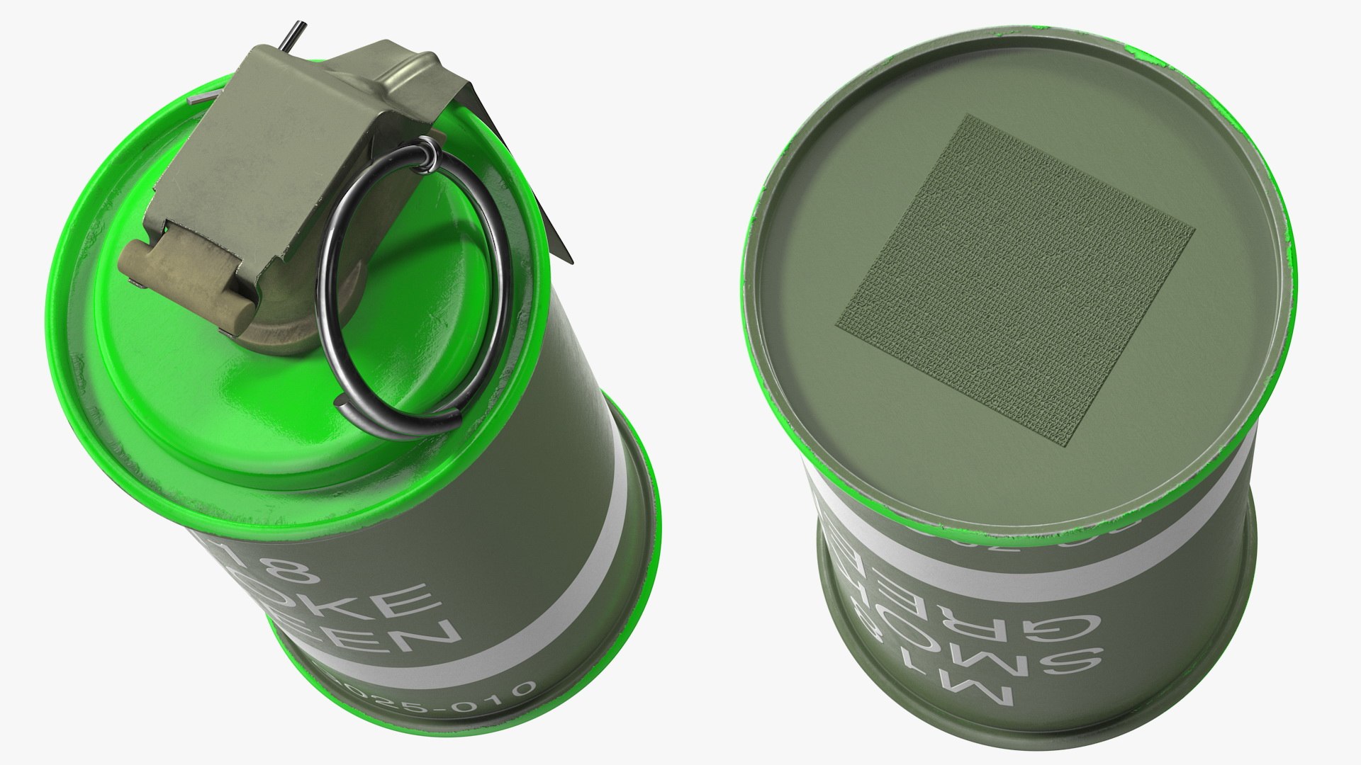3D M18 Colored Smoke Grenade - TurboSquid 1628939