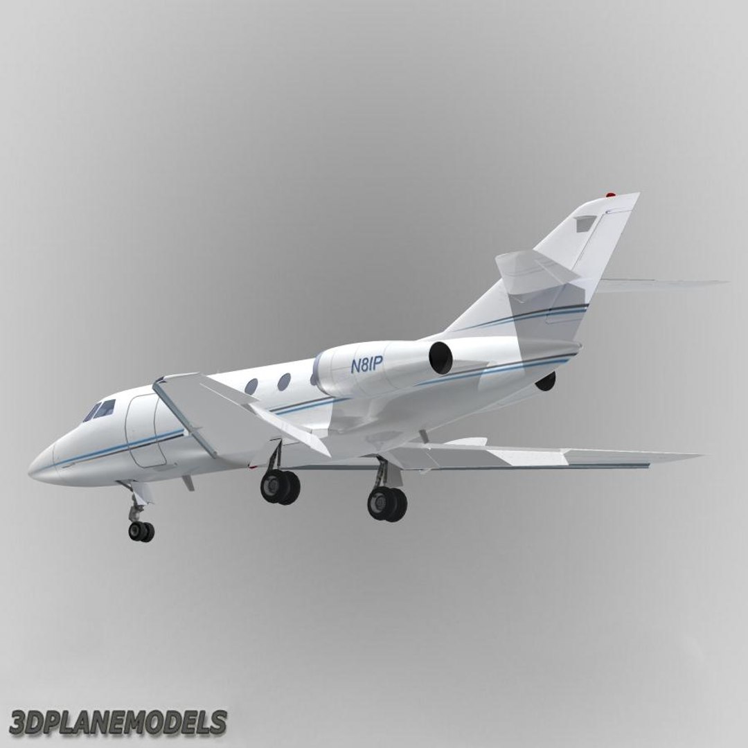 Dassault Falcon 20 200 3d Model