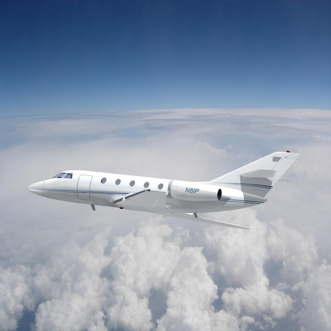 Dassault Falcon 20 200 3d Model