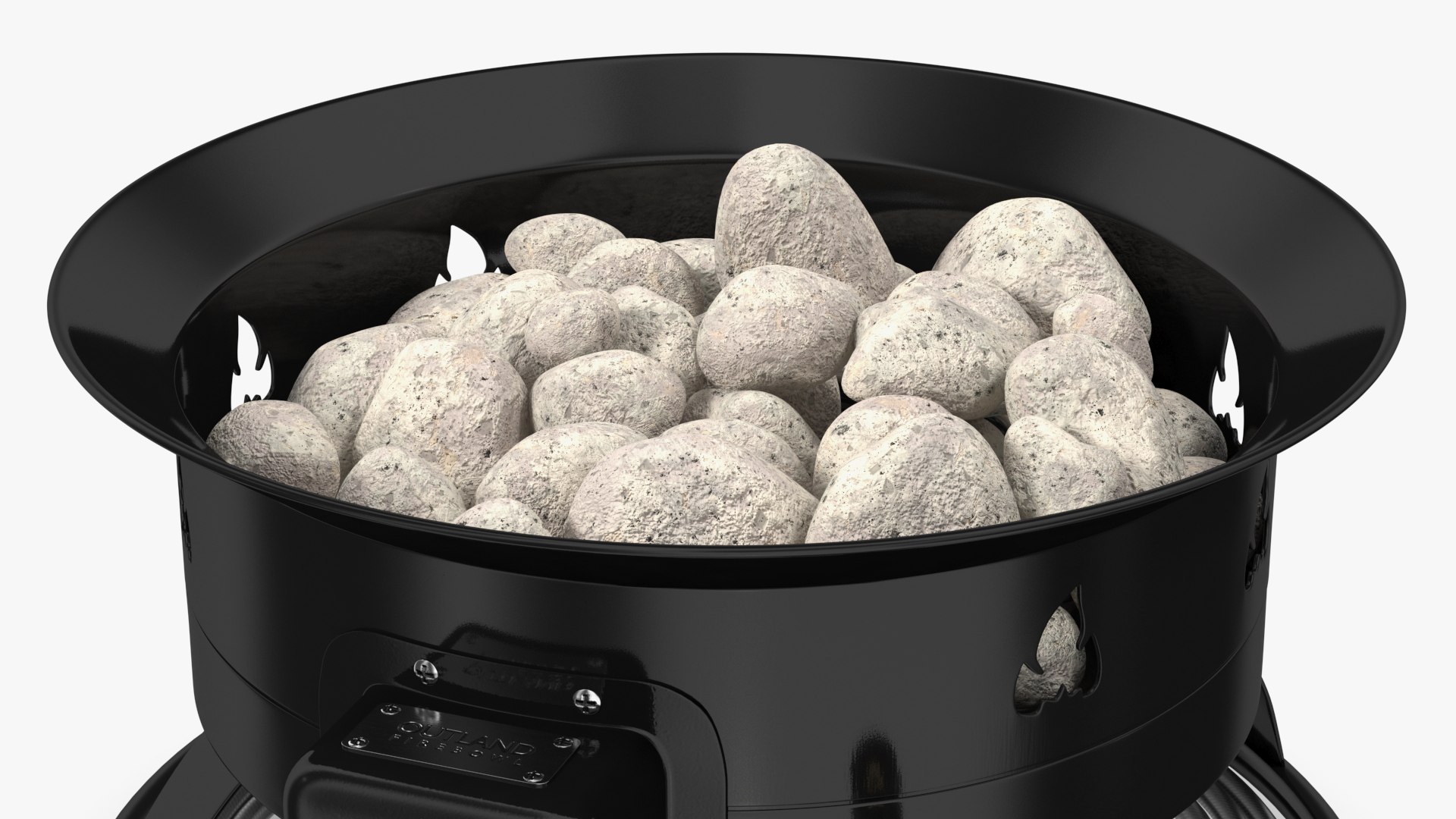 Outland Living Firebowl Propane Fire Pit with Rocks 3D model ...